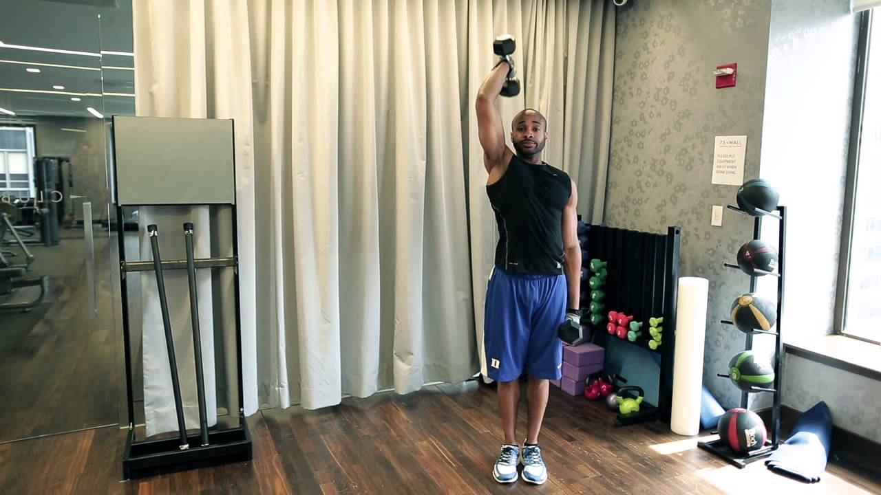 JackFit - Dumbbell One Arm Triceps Extension - YouTube