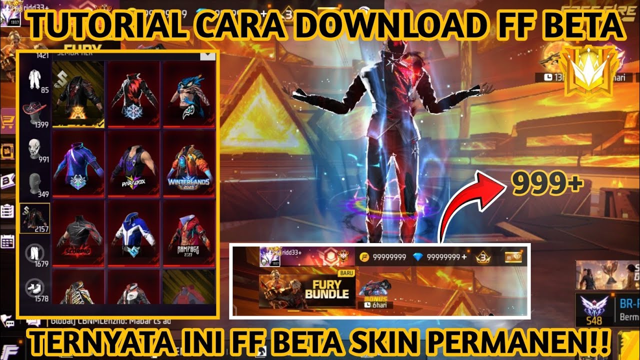 CARA DOWNLOAD FF BETA TESTING TERBARU 2025 TERMUDAH !! SETELAH UPDATE ...