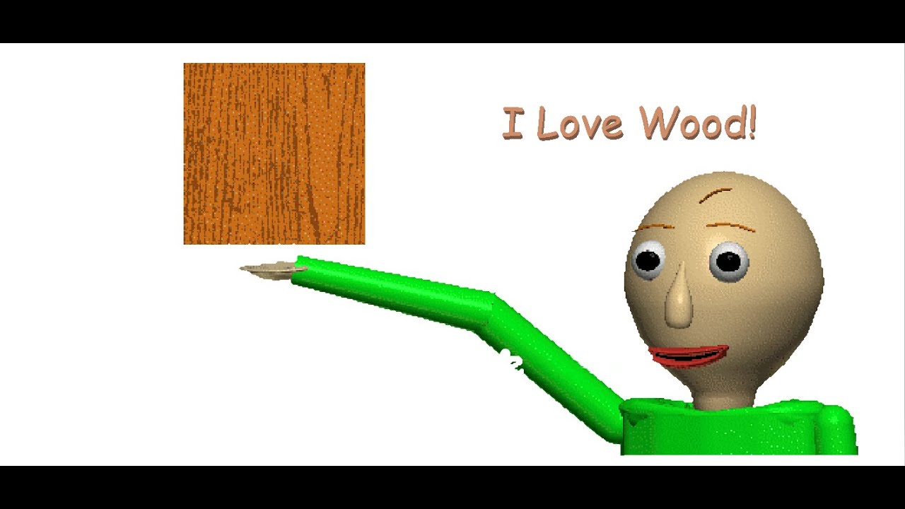 Baldi Loves Wood! - Baldi's Basics Mod. - YouTube