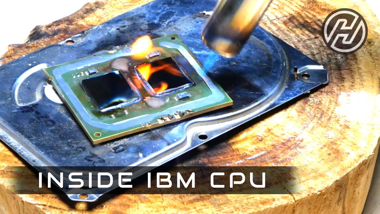 Inside a CPU: Complete IBM Power8 Processor Teardown - YouTube