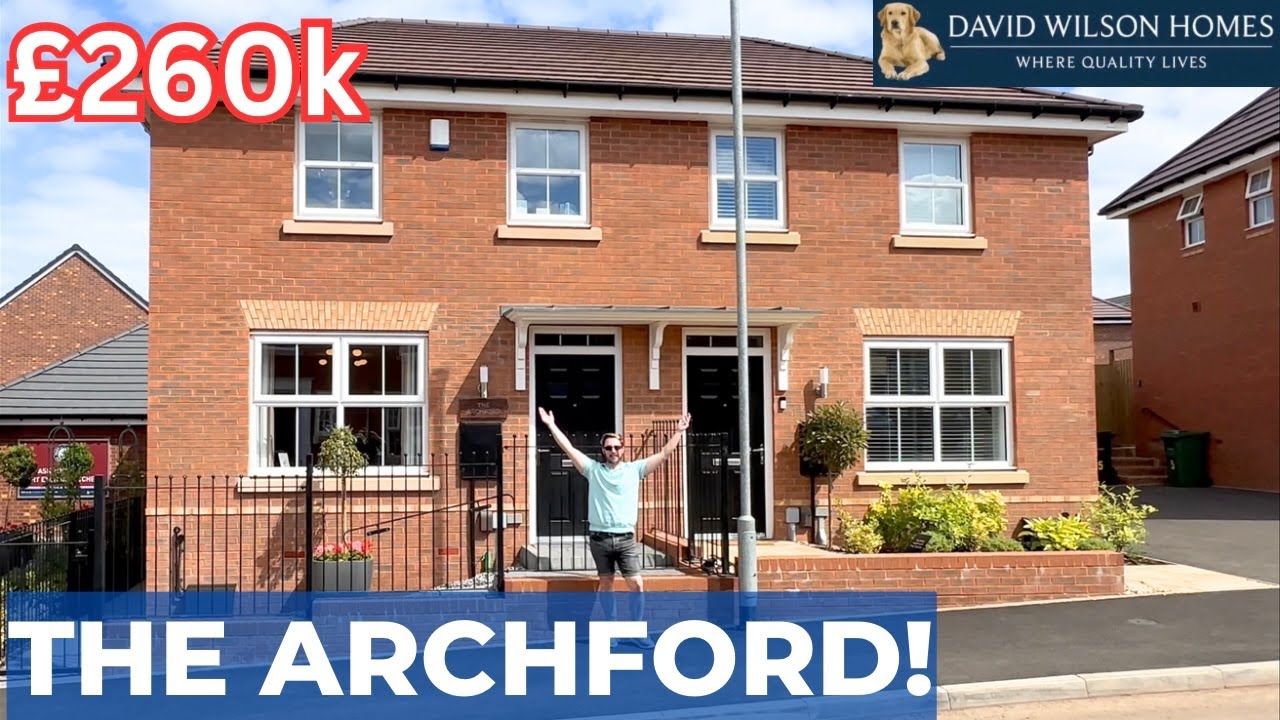 INSIDE David Wilson Homes - THE 'ARCHFORD' - Showhome Tour - The Lapwings - Stafford - New Build ...