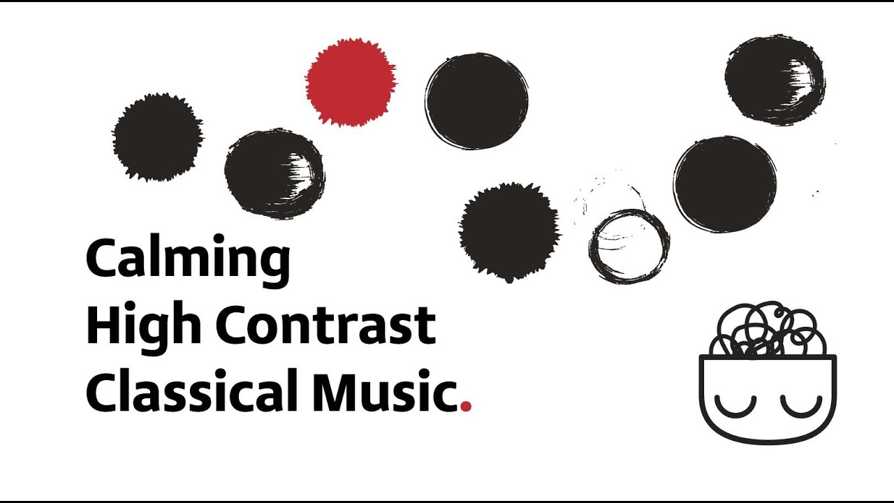 Baby Sensory - High contrast Mozart classical music fun visual tracking ...