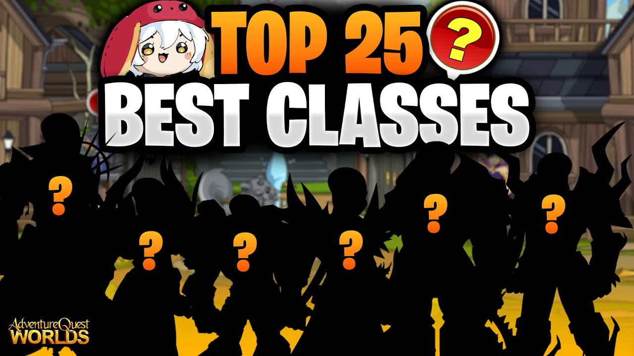 Top 25 Best AQW Classes Voted by the Community! - YouTube