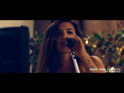 Jim & Zeynep - 2nd song @ 4th Anniversary Dubai Home Concerts Meetup at Tony De Souza's place