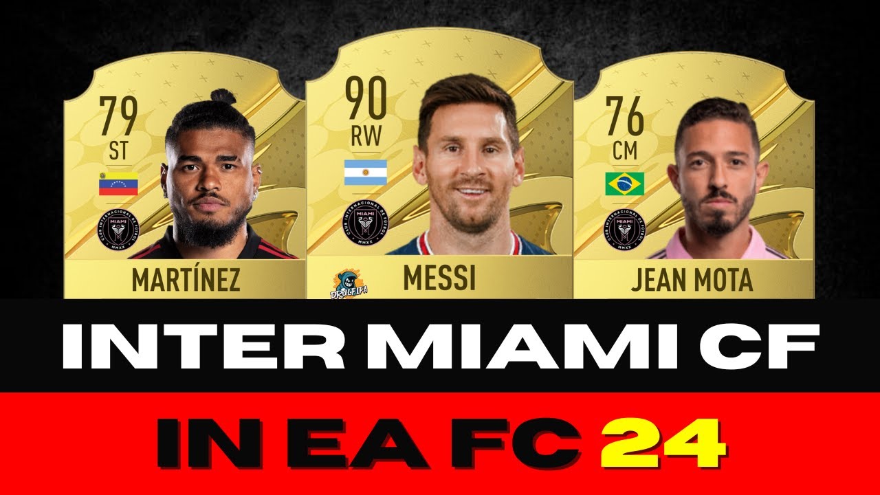 EA FC 24 (FIFA 24) | INTER MIAMI CF Ratings Prediction | Messi💥 ...