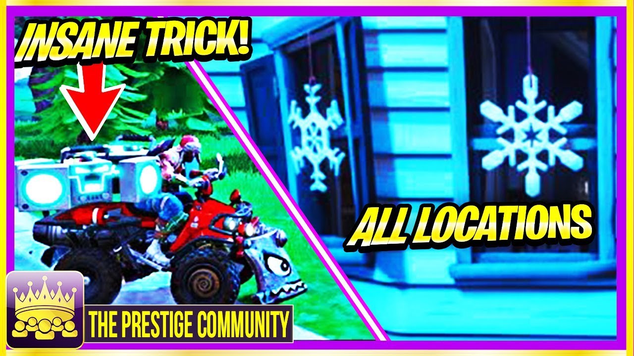 NEW *OP* BOOMBOX TRICK! | ALL Locations Fortnite 14 DAYS Reward 12 ...
