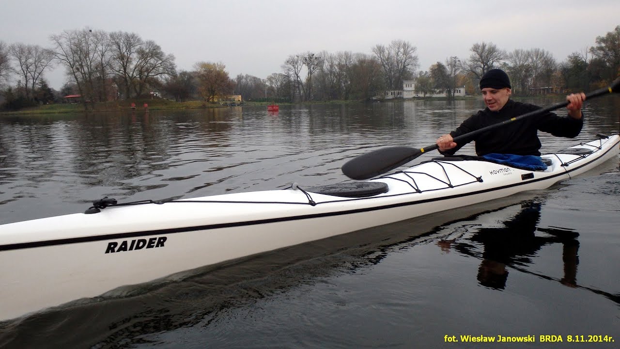 kayak KAYMAN RAIDER Bydgoszcz 8.11.2014r. - YouTube