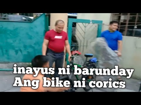 inaayos ni barunday ang bike ni corics nsira ang manubela larry's Jm ...