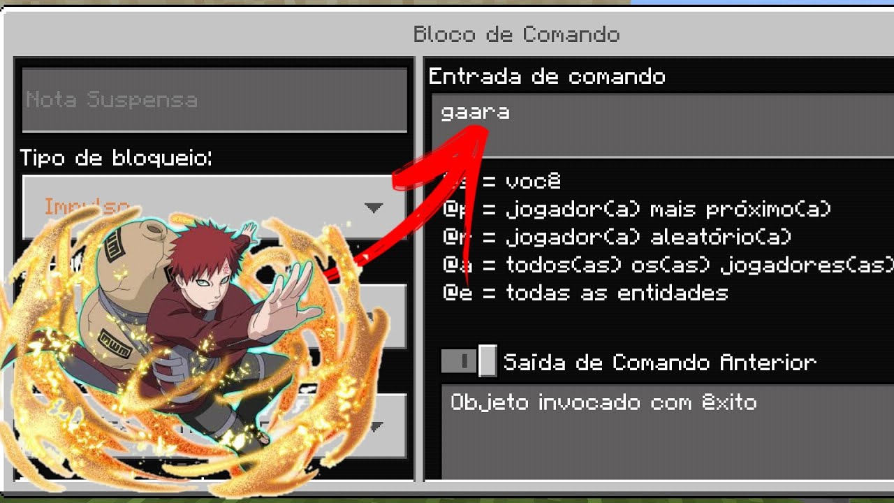 COMO FAZER TISUNAMI DE AREIA GAARA NO MINECRAFT PE (COMMAND BLOCK)how ...