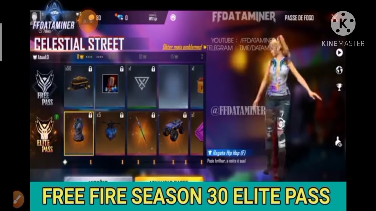 Free fire new season 30 elite pass - YouTube