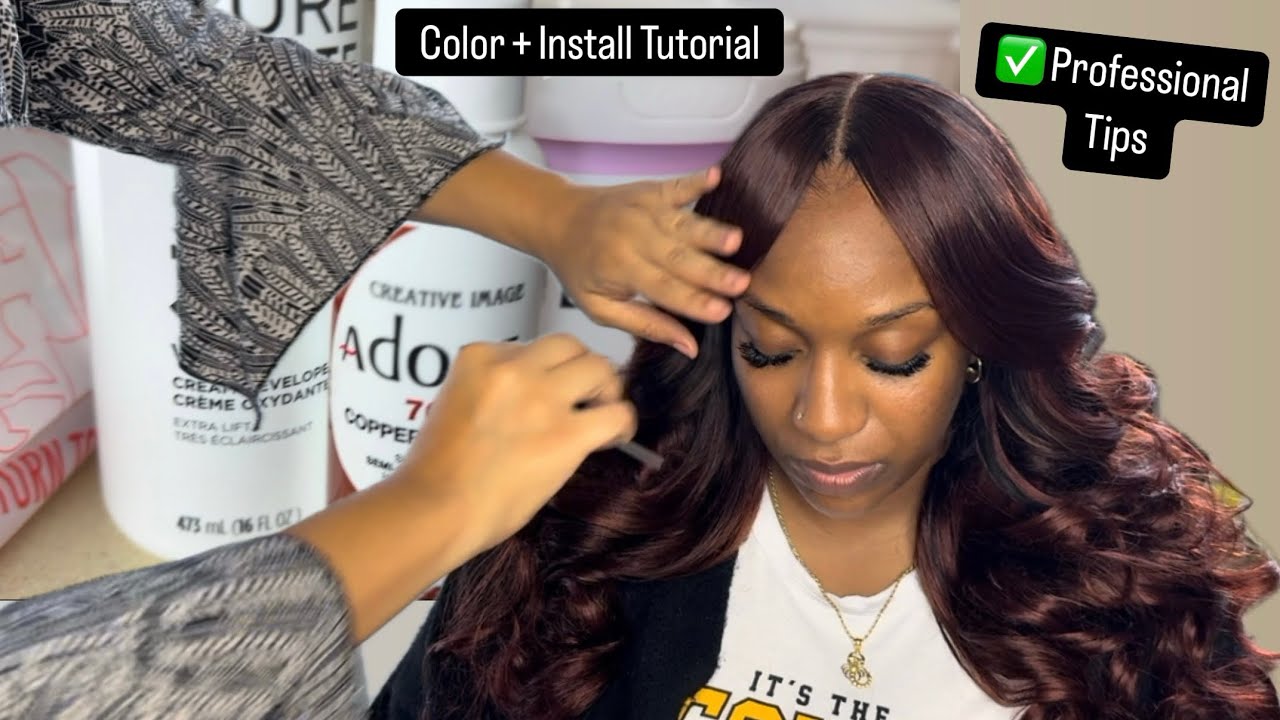 How To: Bleach Bath Method | Adore Copper Brown Hair color and Lace ...