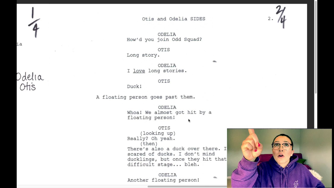The Theatre Shed - Odd Squad script part 2 - YouTube
