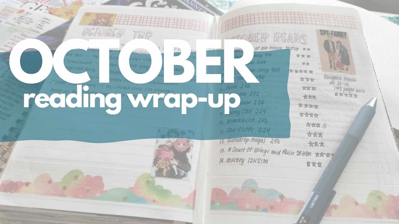 October Reading Wrap-Up 🎃 - YouTube