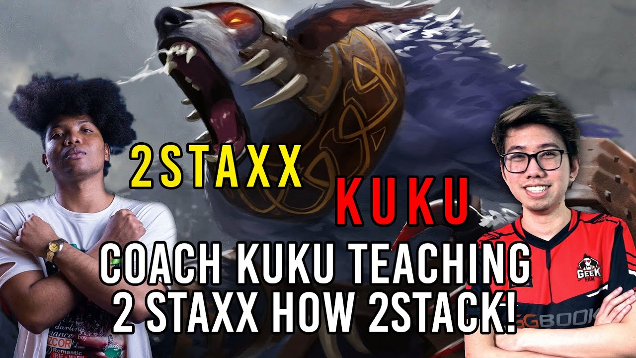 Kuku teaching 2Staxx to play DOTA! - YouTube