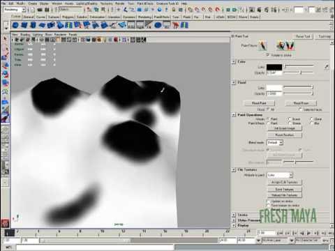 Maya Texturing Tutorial: Ground Texturing (Part 2) - YouTube