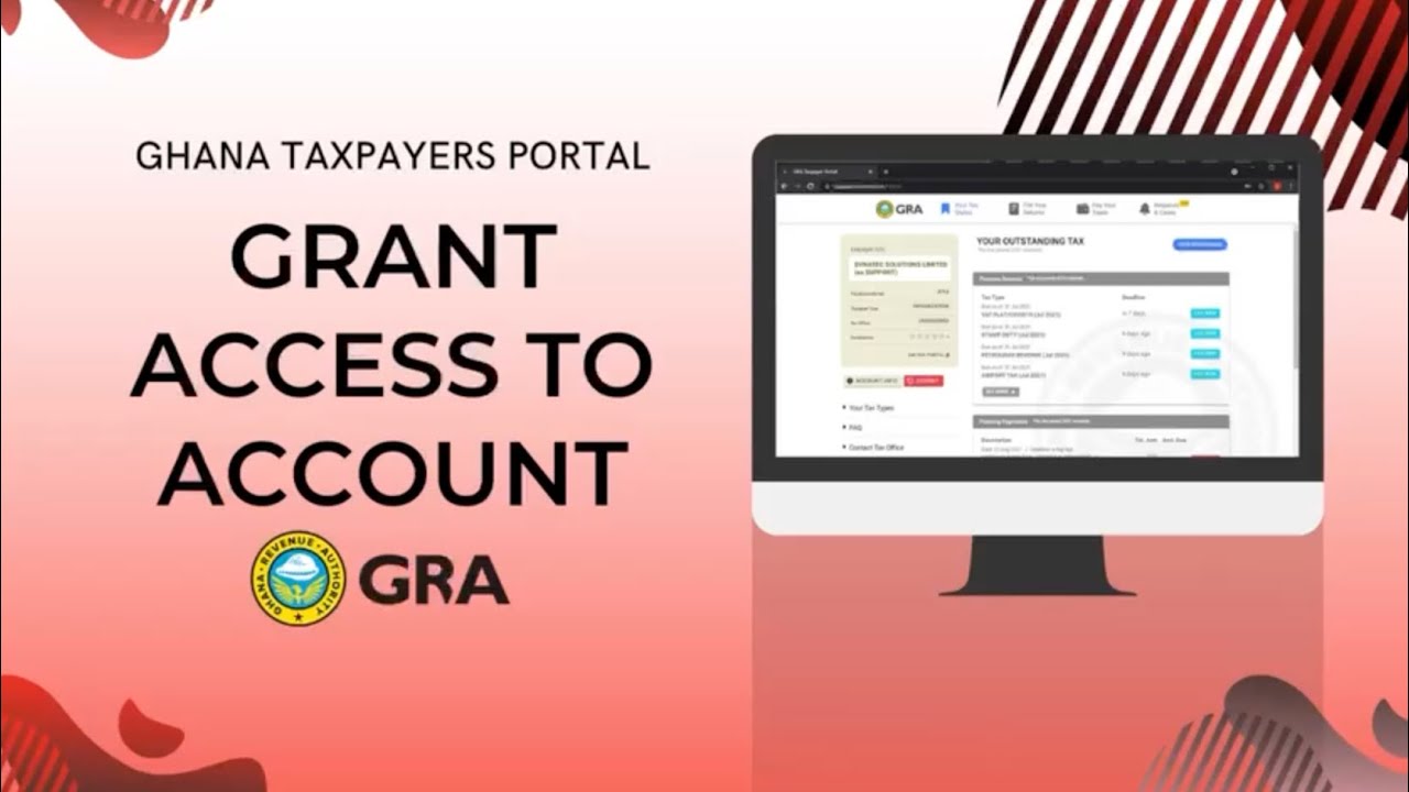 Grant Access to Account | Taxpayers Portal | File Returns | GRA - YouTube