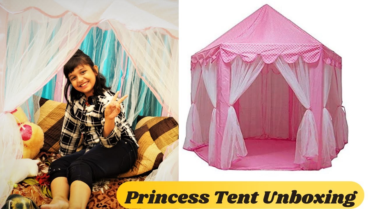 Princess Tent Unboxing | Tent House Assembling | #learnwithpriyanshi ...