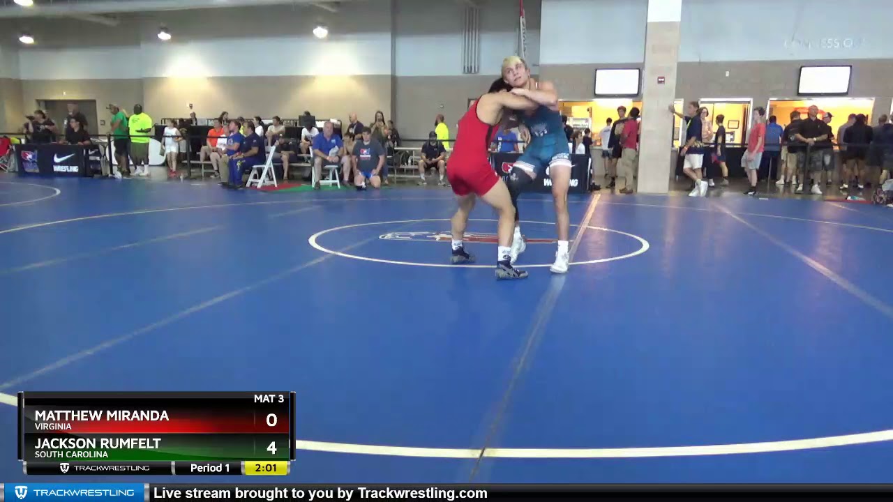 Junior Men (Must Be In HS) 126 Matthew Miranda Virginia Vs Jackson ...