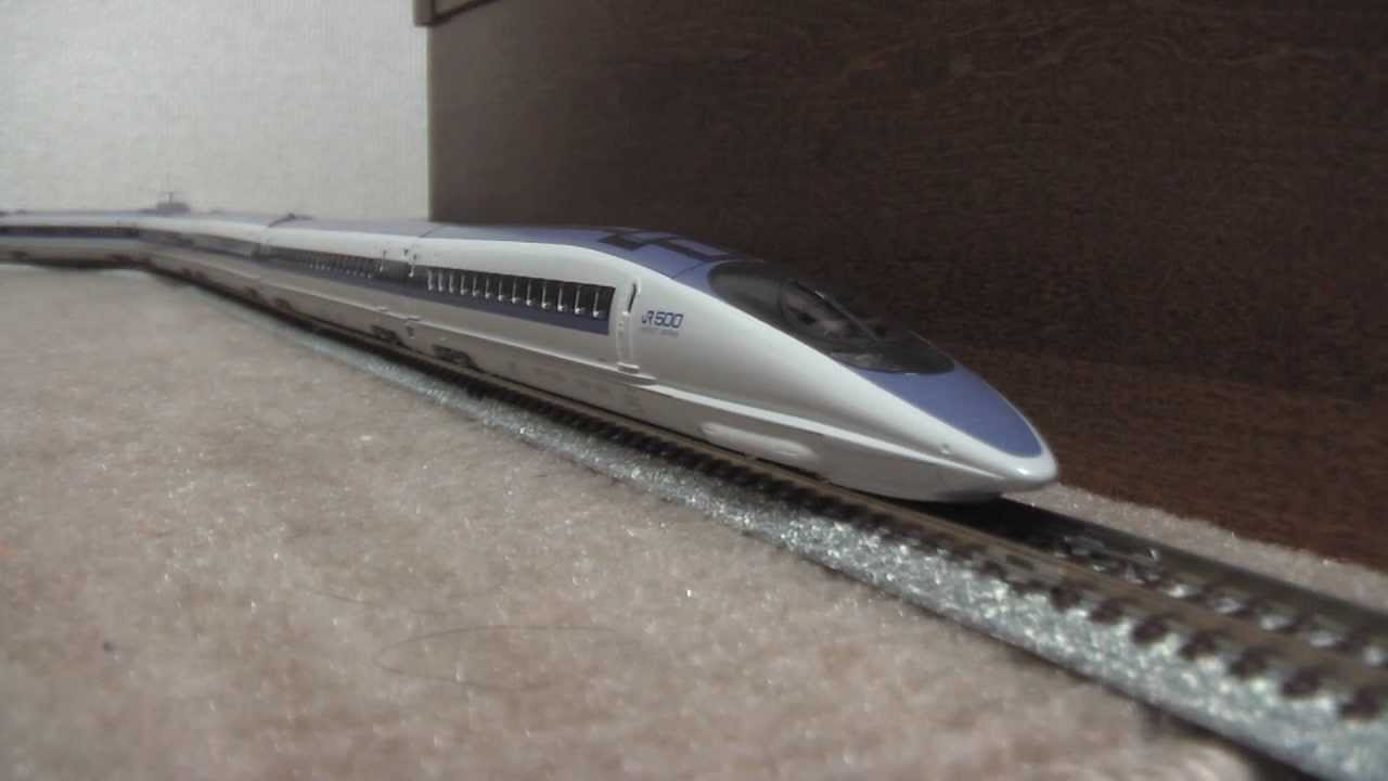 Nゲージ 新幹線 500系 のぞみ N-gauge Bullet Train Series 500 - YouTube