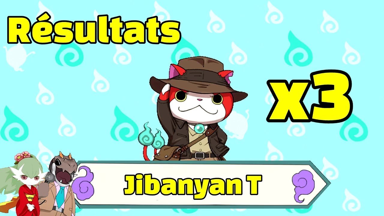 Résultats Concours Jibanyan T sur Yokai Watch 3 - YouTube