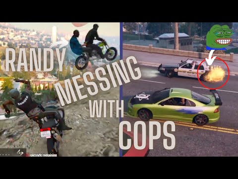Randy Bullet MESSING WITH COPS (compilation + multiple POVs) - YouTube