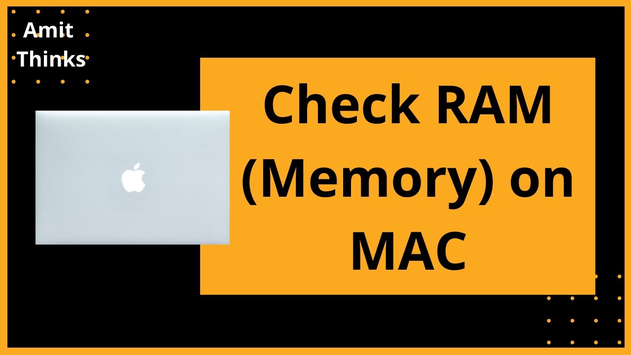 See How Much RAM is Installed in Your Mac - YouTube