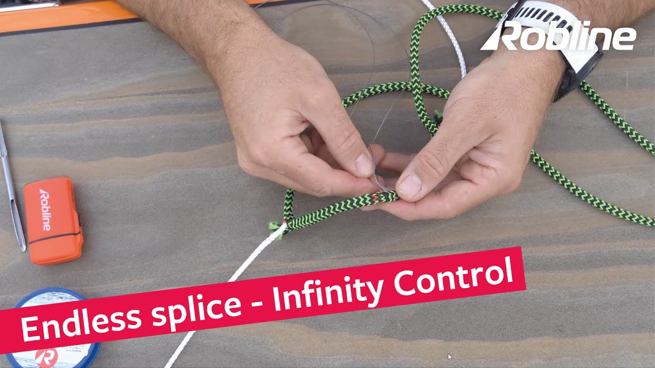 Endless splice on a Roblne Infinity Control - YouTube