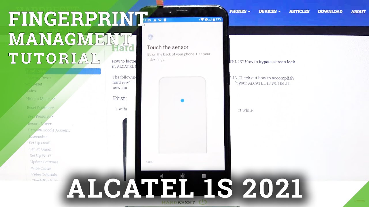How to Add Fingerprint to ALCATEL 1S – Set Up Fingerprint - YouTube