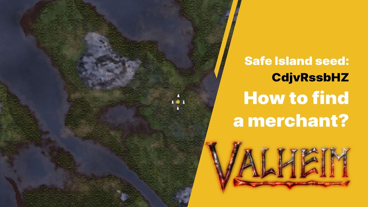[ENG] Valheim, How to find a MERCHANT? Safe Island seed: CdjvRssbHZ ...