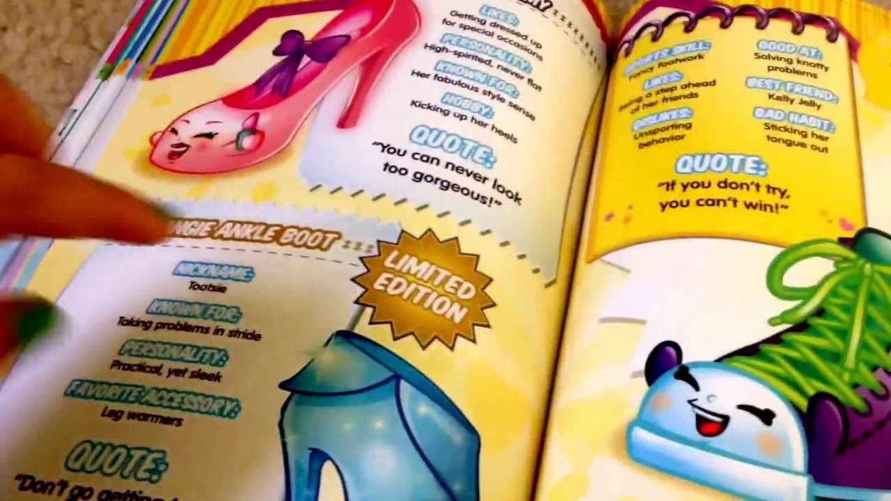 What's inside the shopkins updated ultimate collector's guide - YouTube