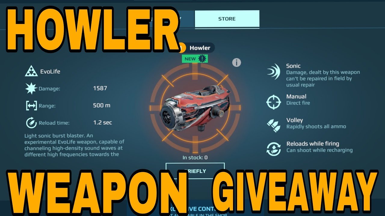 War Robots HOWLER weapon Giveaway winners 🏆 and War Robots Gameplay # ...