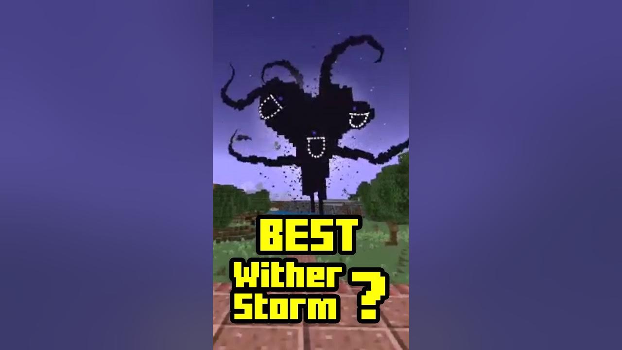 Best Wither Storm Mod? 😱 (Minecraft Bedrock/MCPE/Minecraft PE) - YouTube