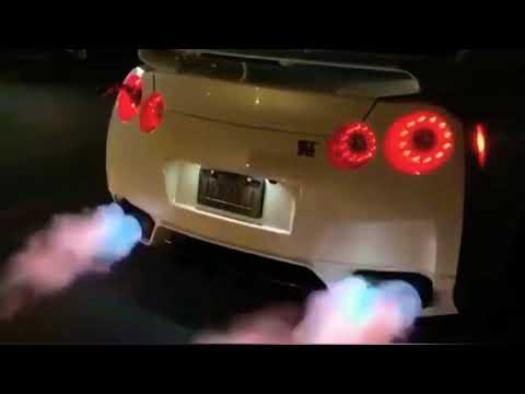 Nissan GT-R R35 Shooting MAD FLAMES on the Highway 🔥 - YouTube