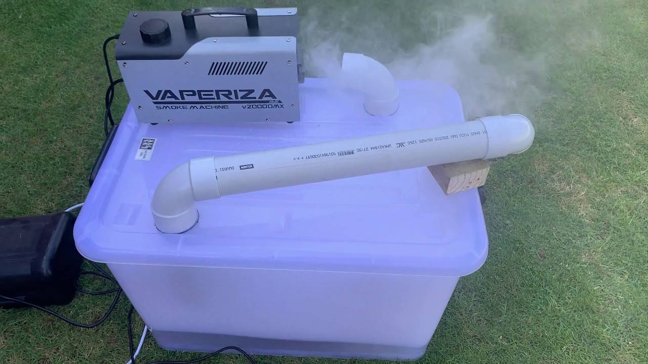 Low Lying Fog without Chiller for Halloween Display - YouTube