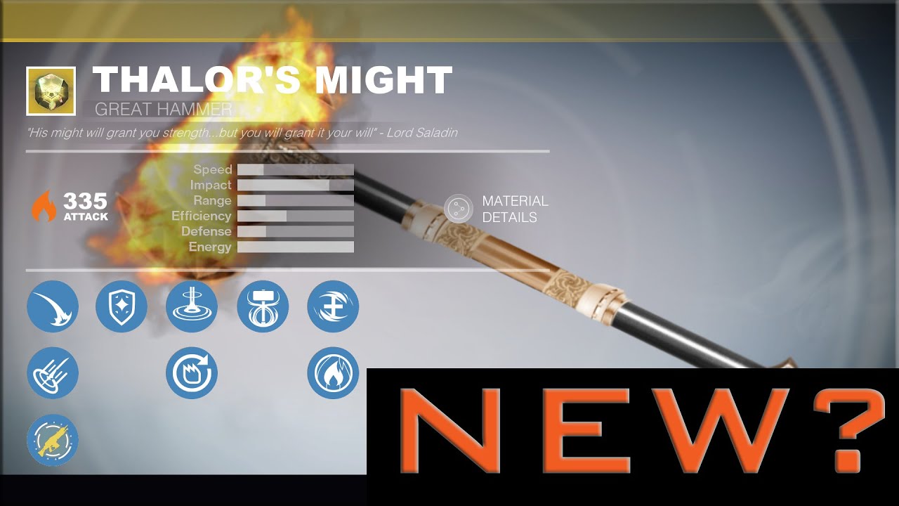 Destiny - Exotic AXE/HAMMER? + New Iron Raid Info! - YouTube