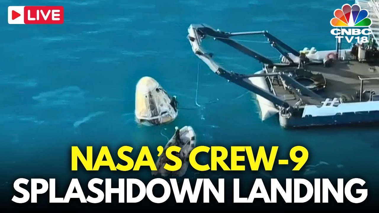 NASA LIVE: Sunita Williams and Butch Wilmore Return To Earth | NASA ...