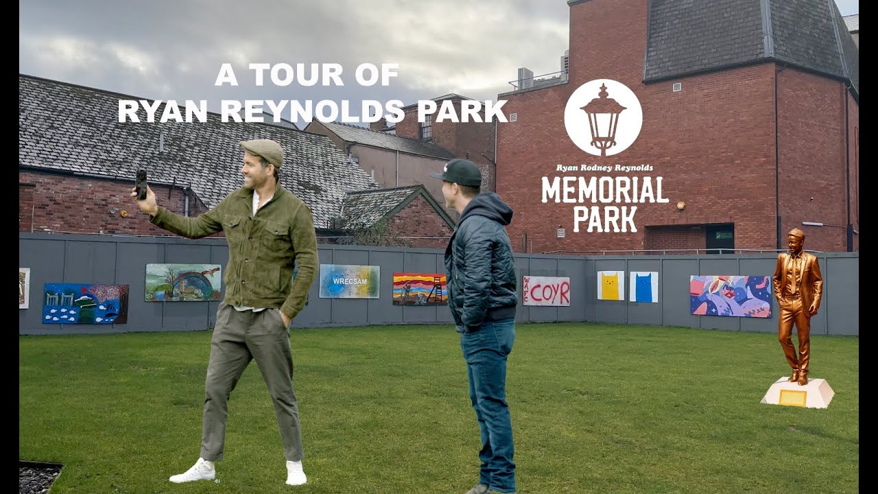 WREXHAM AFC - THE RYAN REYNOLDS MEMORIAL PARK IN WREXHAM - A VISIT - # ...