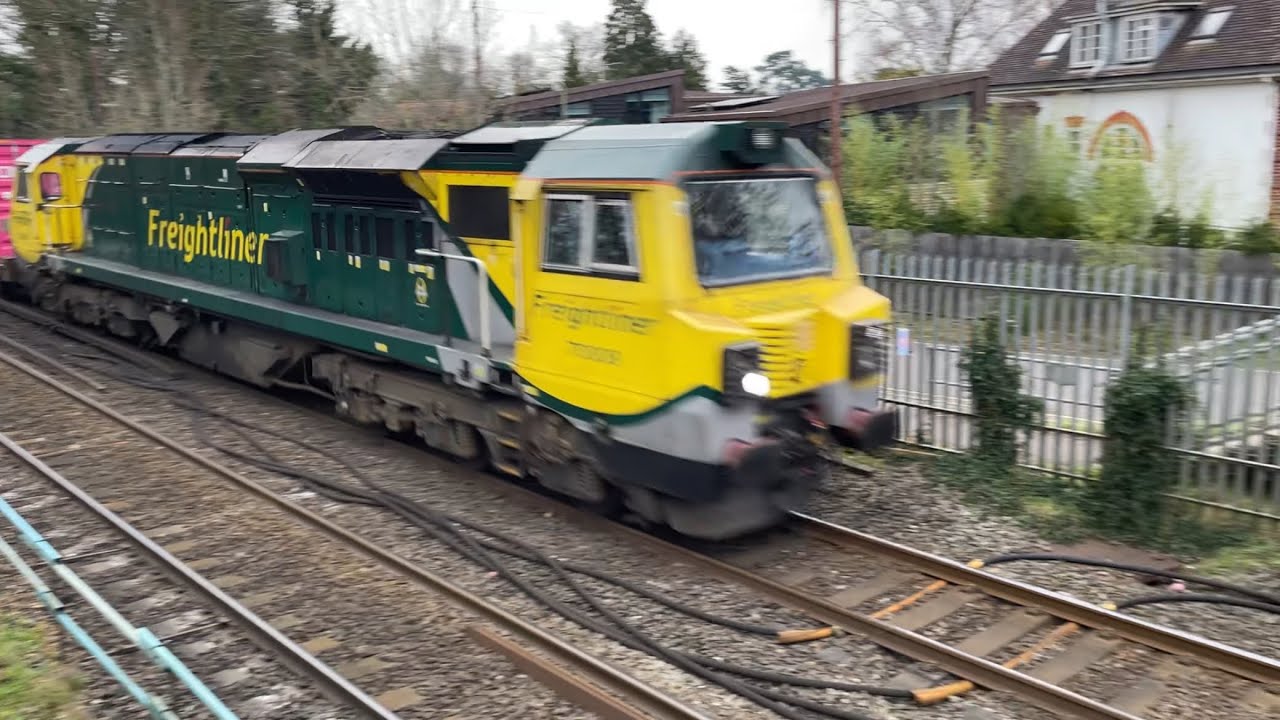 Class 70 | 70008 | Freightliner - YouTube