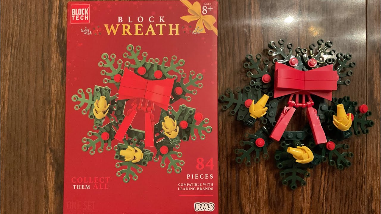 Let’s Build Block Tech Block Wreath | LEGO compatible building blocks ...
