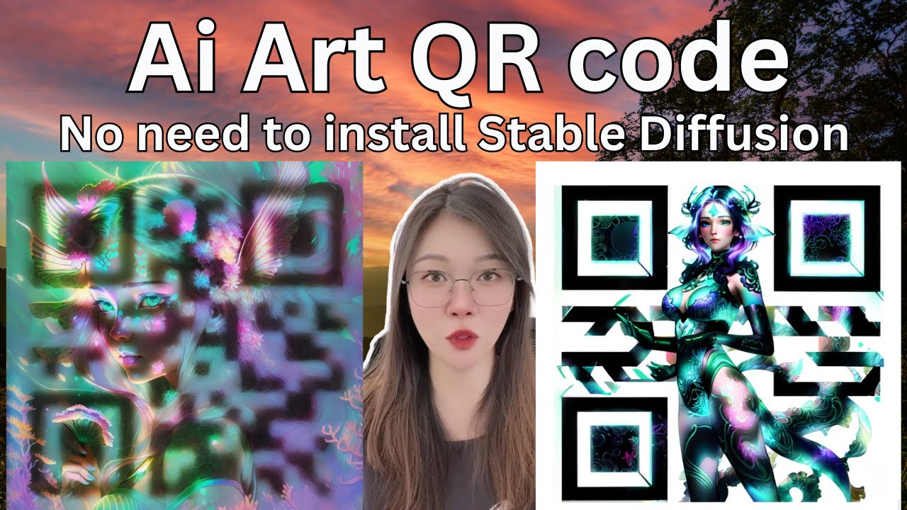 AI art QR code tutorial 2 websites Easiest tutorial, Stable Diffusion ...