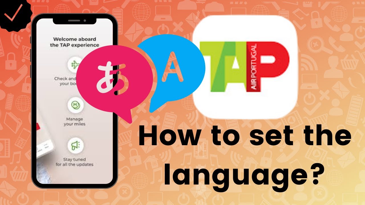 How to set the language in TAP Portugal? - YouTube
