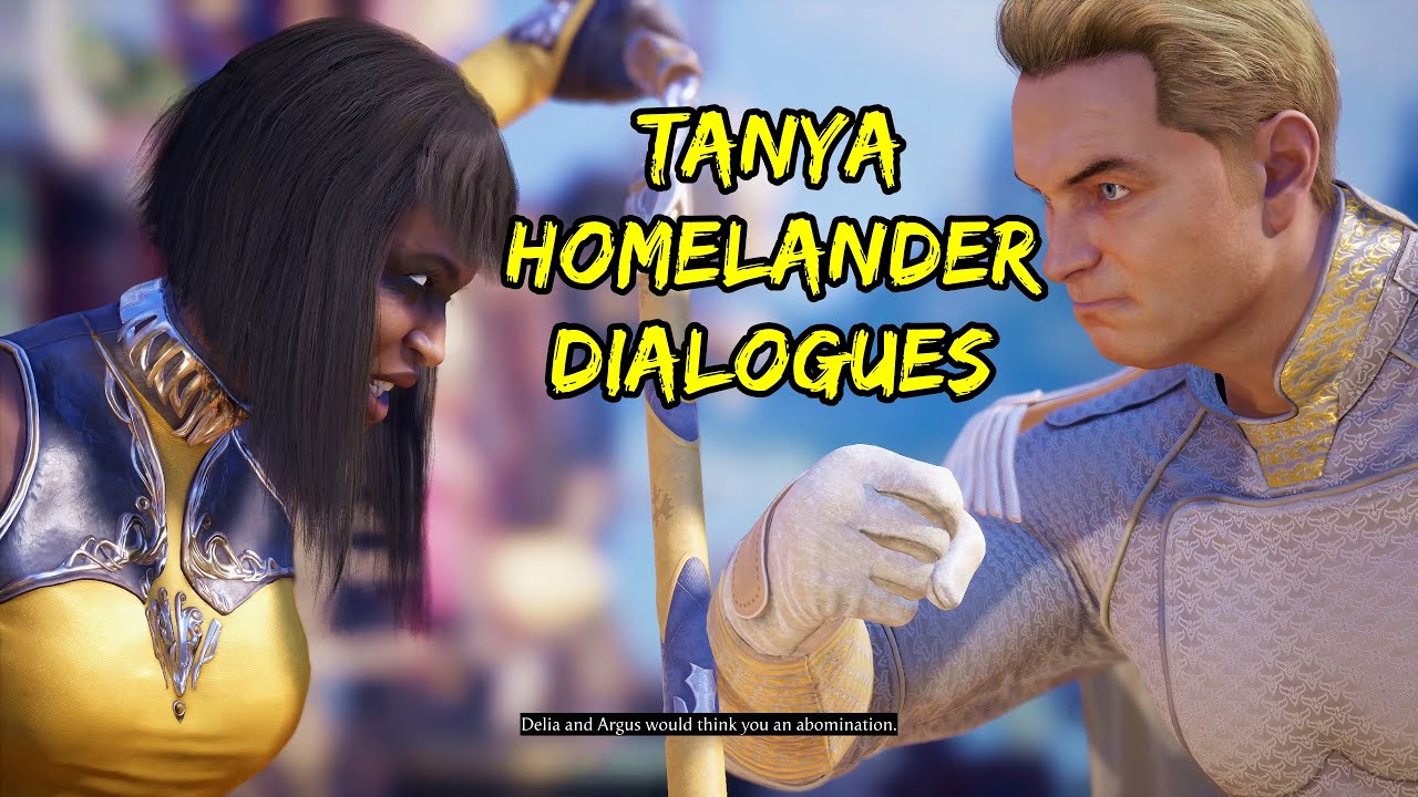 Tanya v Homelander - Dialogues - Mortal Kombat 1 - YouTube