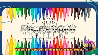 Incredibox Sprunki New Big Coloring Pages How To Color All New ...