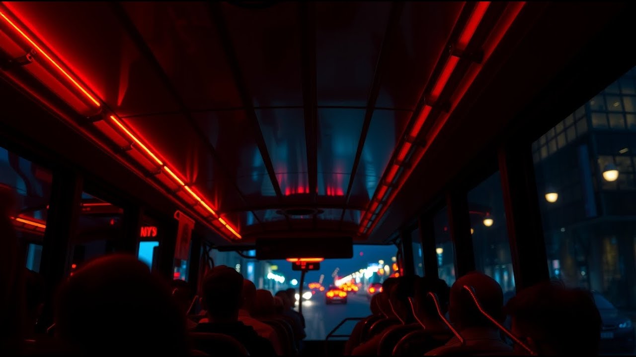 ASMR Bus Ride at Night SLEEP TIGHT with Relaxing Atmosphere - YouTube