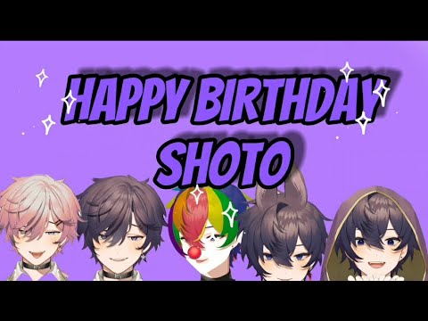 HAPPY BIRTHDAY SHOTO 🎂💜 ( Twitter message by GUILDIES ) #ShouHBD2023 # ...