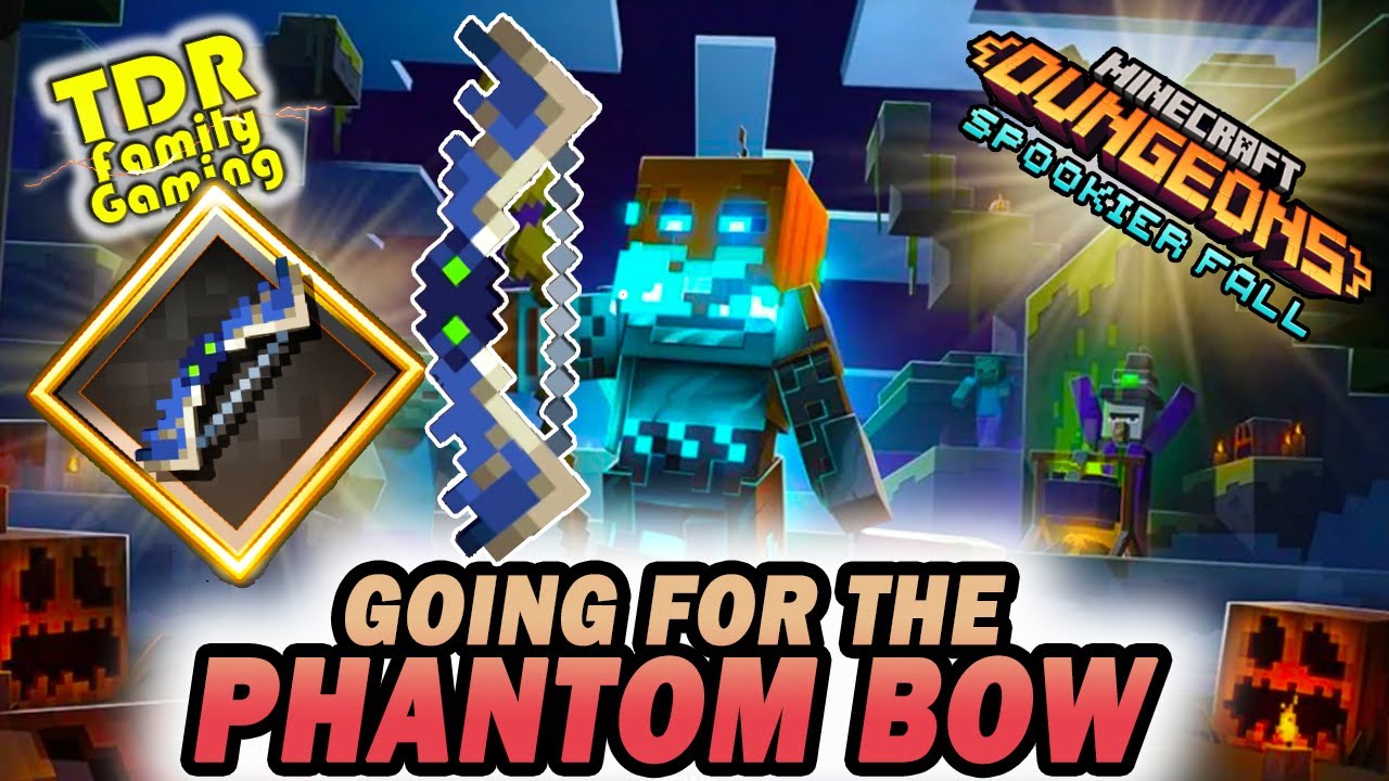 PHANTOM BOW! Minecraft Dungeons SPOOKIER FALL EVENT TRIAL 2021 - YouTube