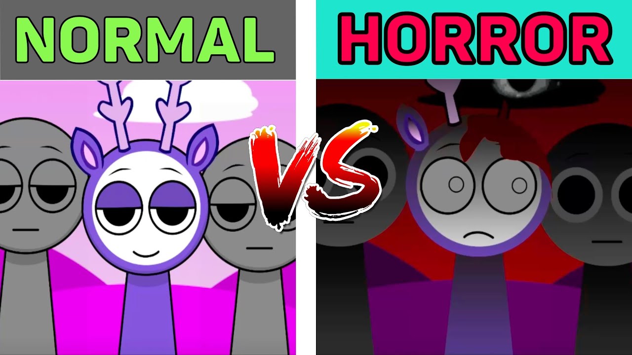 Sprunki X Happy Tree Friends - Normal VS Horror Mode - YouTube