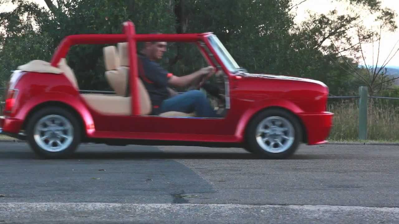 Mini Custom Moke Convertible - YouTube
