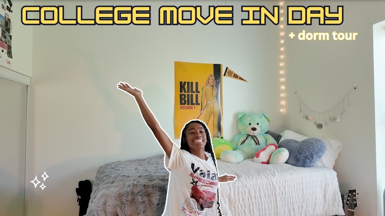COLLEGE MOVE IN VLOG+ DORM TOUR - YouTube