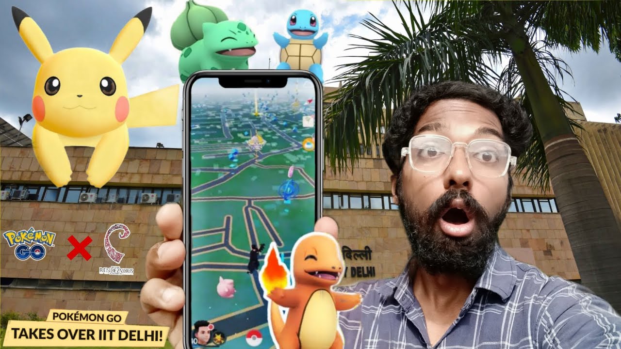 Pokémon Go Takes over IIT Delhi! *NEW* Pokemon Go Event in India. - YouTube